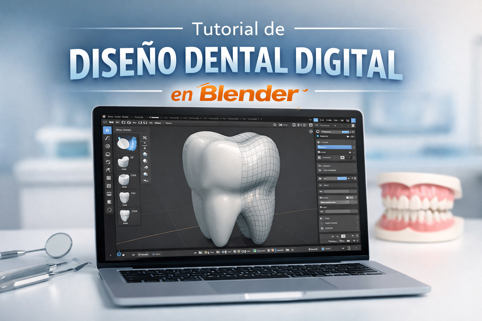 Tutorial de Modelado Dental en Blender: Primeros Pasos en Diseño Dental ...